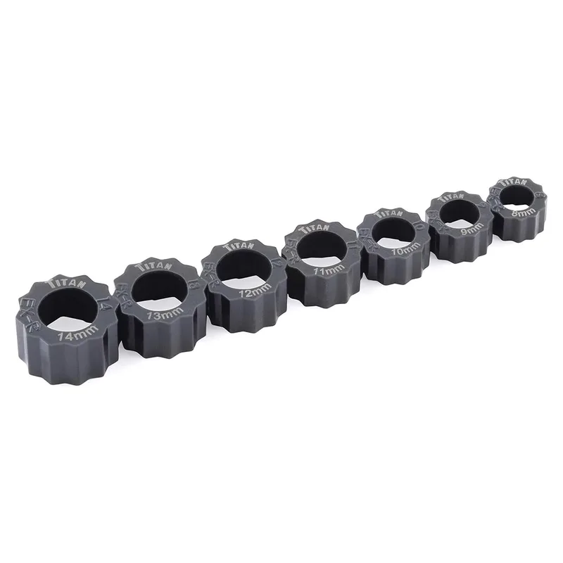 Titan Damaged Bolt Extractor Ring Set (7 Piece) | jBUYj.com