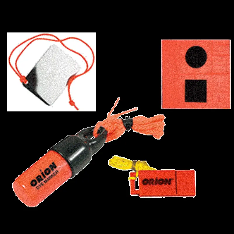 Orion Signaling Kit - Flag, Mirror, Dye Marker & Whistle | jBUYj.com