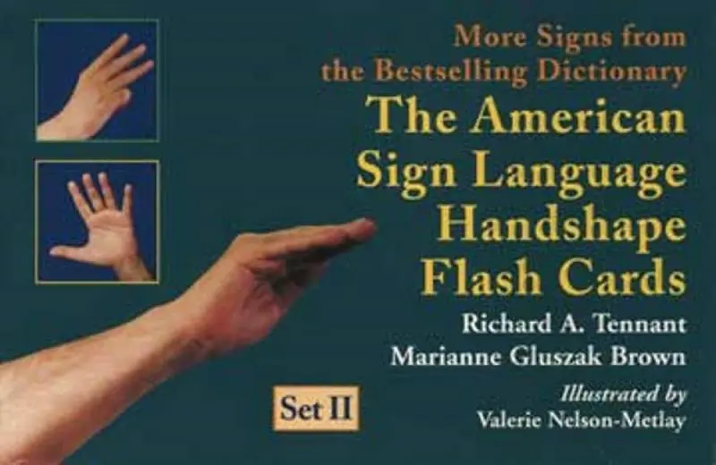 The American Sign Language Handshape Flashcards Set II | jBUYj.com