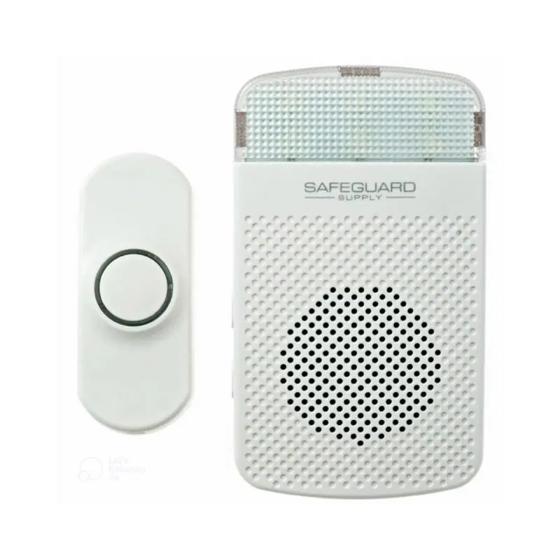 Safeguard Supply ERA Wireless Doorbell + Flashing Strobe Receiver Kit ...