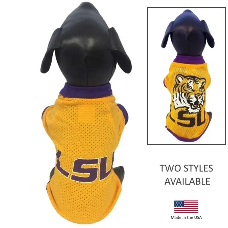 All Star Dogs LSU Tigers Athletic Mesh Pet Jersey - X-Large - LSU Only ...